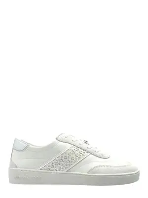 Michael Kors Kaycee Signature Logo Stripe Sneakers - White