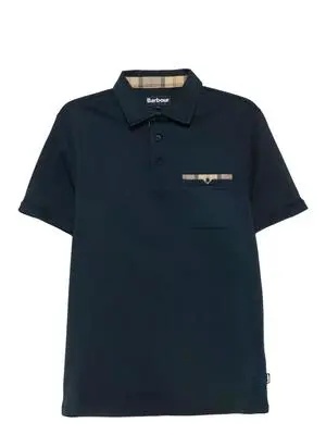 Barbour Chest-pocket Polo Shirt Blue