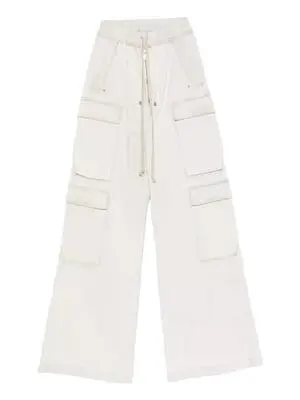Rick Owens Jumbo Belas Drawstring Cargo Pants - Neutrals