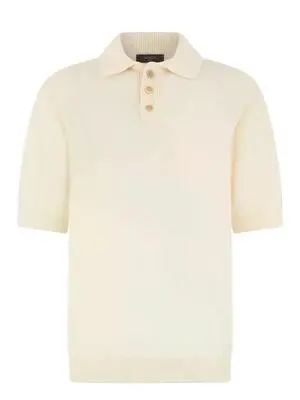 SLOWEAR Half-button Polo Shirt - Yellow
