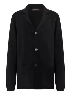 ZANONE Button-up Cardigan - Black