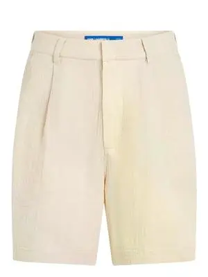 Karl Lagerfeld Crinkled Texture Shorts - Neutrals