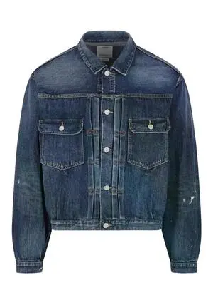 Visvim Buttoned Denim Jacket - Blue