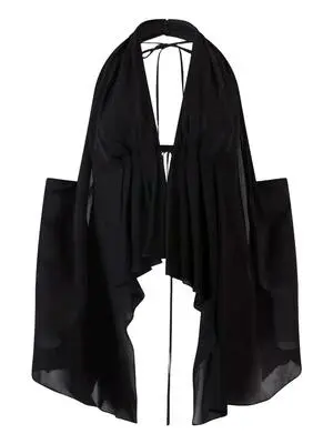 Rosie Assoulin Halter Top - Black