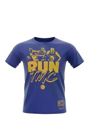 Mitchell & Ness Nba Golden State Warriors Hardwood Classis T-shirt - Blue