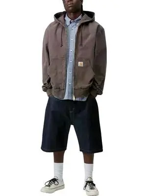 Carhartt Work In Progress Og Active Hooded Zip Jacket - Brown