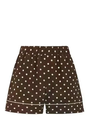P.a.r.o.s.h Polka-dot Shorts - Brown