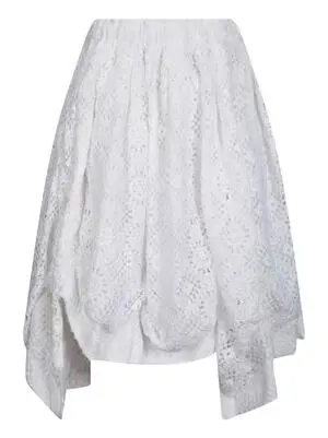Comme Des Garçons Lace Trousers - White