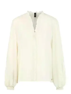 MARCCAIN Ruffled-detail Blouse - Neutrals