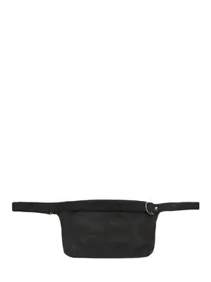 Guidi Leather Belt Bag With Double-Slider Zip Fastening Black