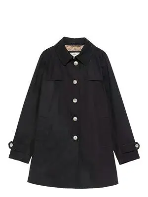 Herno Single-breasted Coat - Blue