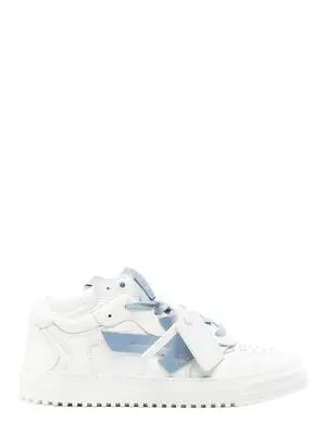 Off-White Arrows Motif Zip Tie Sneakers - White