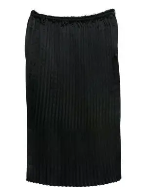 Comme Des Garçons Pleated Skirt - Black