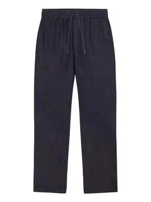 LES DEUX Drawstring Trousers Blue