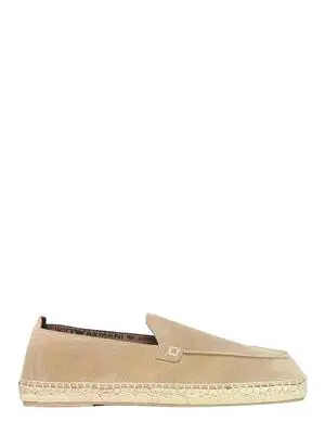 Emporio Armani Suede Espadrilles - Neutrals