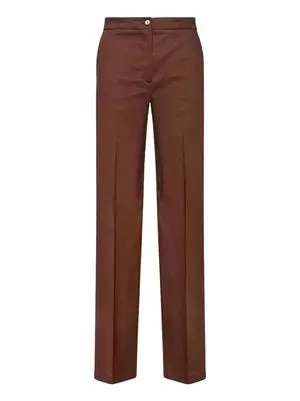 Pinko Button-fastening Trousers - Brown
