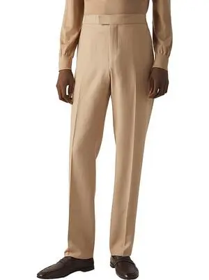 Zegna Oasi Lino Pants Medium Beige Solid