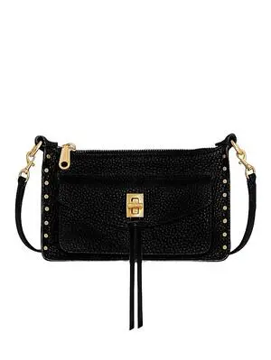 Rebecca Minkoff Darren Leather Crossbody Bag - Black