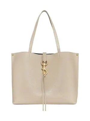 Rebecca Minkoff Megan Large Leather Tote - Stone
