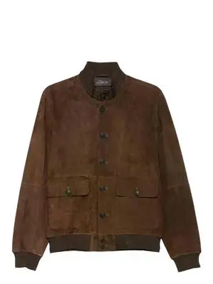 THE JACKIE LEATHERS Button Pocket Jacket - Brown