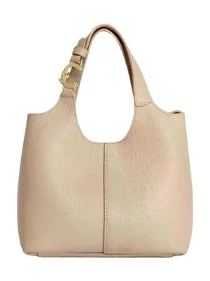 COCCINELLE Small Logo-charm Tote Bag - Neutrals