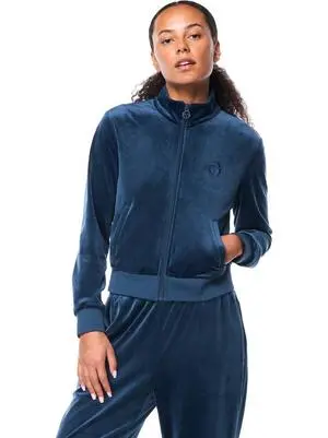 SERGIO TACCHINI Nuvola Velour Track Jacket - Key Largo