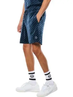SERGIO TACCHINI Obliquo Velour Short - Key Largo
