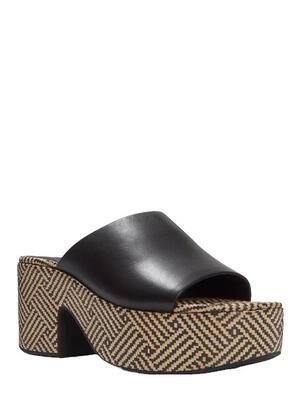 Fitflop Platfforms Graphic-wea Slides - Black