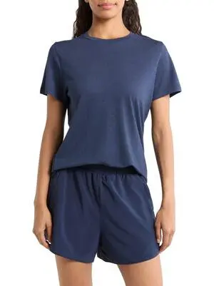 Smartwool Active Mesh Short Sleeve T-shirt - Nightfall Deep Navy