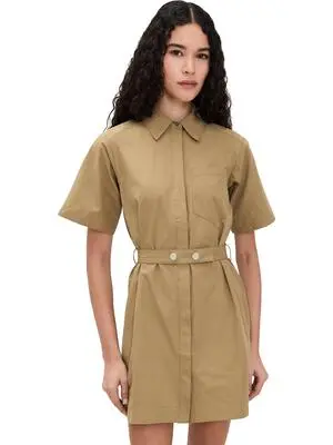 ALIGNE Reign Poplin Mini Dress - Camel