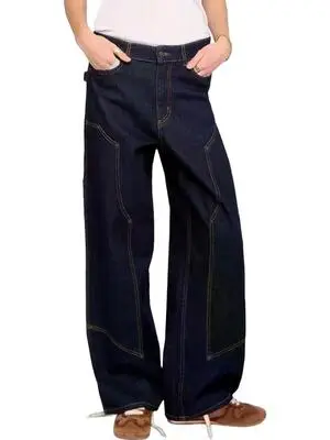 Zadig&Voltaire Perya Buttoned Straight Leg Jeans Blue