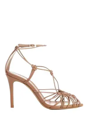 FORTE_FORTE Open-toe Buckled Sandals - Neutrals