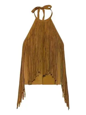 Pinko Self-tie Top - Brown