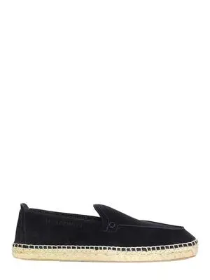 Emporio Armani Stitched-detail Espadrilles - Blue