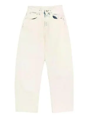 Erika Cavallini Faded Boyfriend Jeans - Neutrals