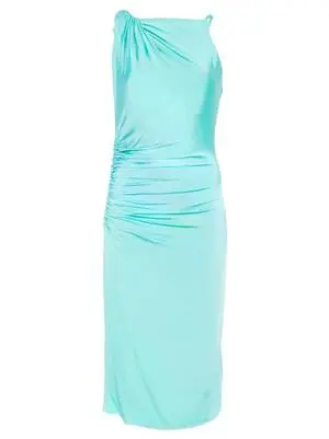 Marella Limosa One-shoulder Midi Dress - Blue