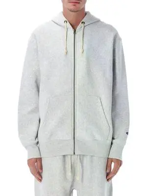 Champion Zip-up Hoodie - Grey