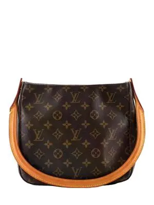 LOUIS VUITTON Looping MM Satchel Louis Vuitton Monogram Canvas