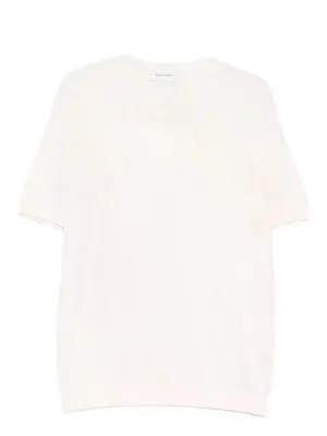 SCAGLIONE Argyle Pattern T-shirt - Neutrals