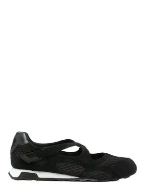 Ash Cross-over Strap Sneakers - Black
