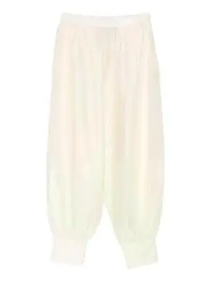 CORDERA Elasticated Sarouel Trousers - Neutrals