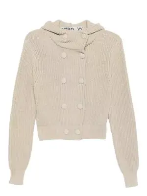 OPEN YY Hooded Cardigan - Neutrals