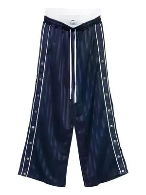 Ksubi Button-detail Track Pants - Blue