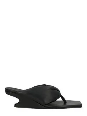 RICK OWENS Thong Wedge Sandals