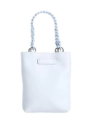 GIANNI CHIARINI Leather Mini Handbag Sky Blue
