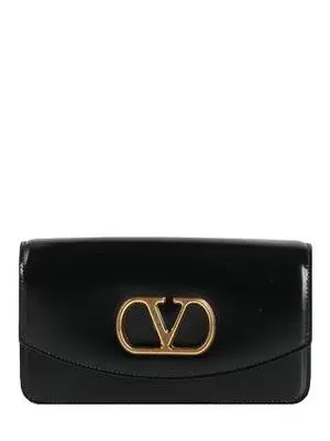 Valentino Garavani Leather Handbag - Black