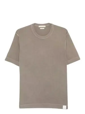DANIELE FIESOLI Round-neck T-shirt Neutrals