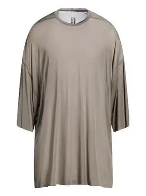 Rick Owens Man T-shirt Cream Size Onesize Viscose Grey