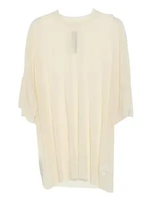 Rick Owens Man T-shirt Cream Size Onesize Viscose White
