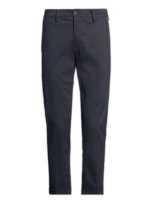 LIU •JO MAN Cotton Stretch Twill Trousers - Midnight Blue